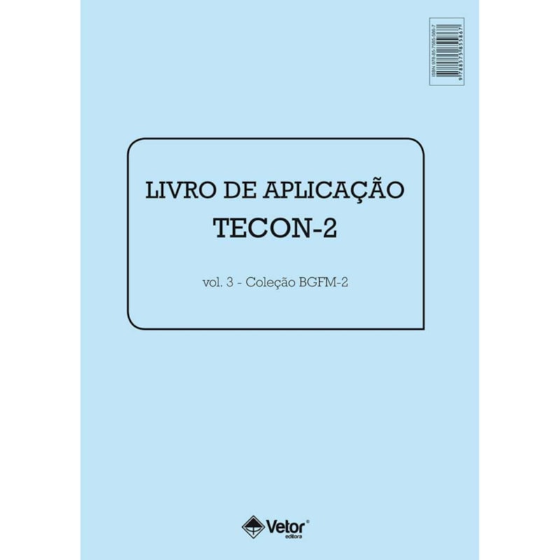 BGFM-2 - Livro de Aplicação Tecon 2 - Vetor Editora